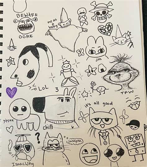 Random Doodles Doodle Drawings Doodle Art Designs Notebook Doodles