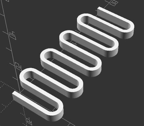 Openscad 3d Printed Spring Makerblock