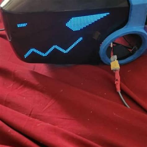 Protogen Interactive Electronics Max7219 Led Matrix With Boop Sensor Talking Mouth Fan