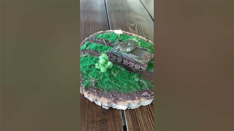 диорама с танком т 34 85 ссср диорама Diorama Zvezda сборнаямодель танки танк Wot Youtube