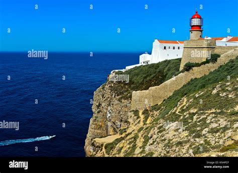 Lighthouse At Cape St Vincent Cabo De São Vicente Sagres Algarve