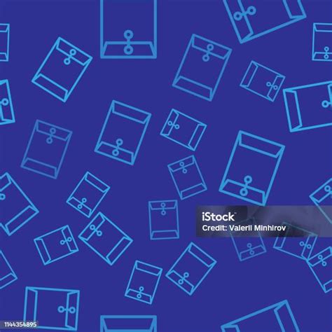 파란색 봉투 아이콘 파란색 배경에 고립 된 완벽 한 패턴입니다 전자 메일 메시지 문자 기호입니다 벡터 일러스트 개념에 대한 스톡 벡터 아트 및 기타 이미지 Istock