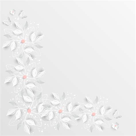 Flor De Papel Rosas Brancas Cortadas De Papel Decorações De Casamento