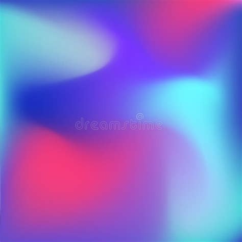 Smooth Cold Colored Gradient Backdrop Stock Vector Illustration Of