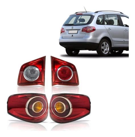 Kit Completo Lanterna Traseira Spacefox 2007 2008 2009 2010 FAMOSO AUTOPEÇAS