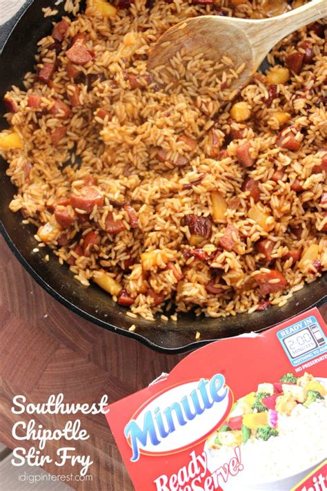 Southwest Chipotle Stir Fry I Dig Pinterest