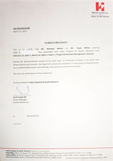nomaan akhtar on linkedin internship hvac
