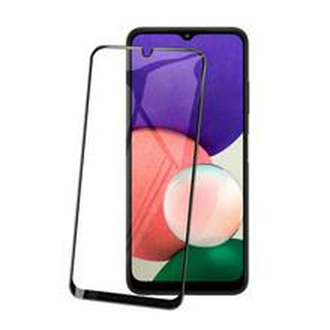2 Piezas Vidrio Templado 9d Contorno Negro Para Samsung A22 Atti Vidrio
