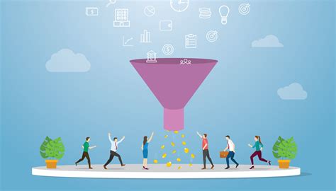 Marketing Sales Funnel With Profit Result Oriented Concept 3301372