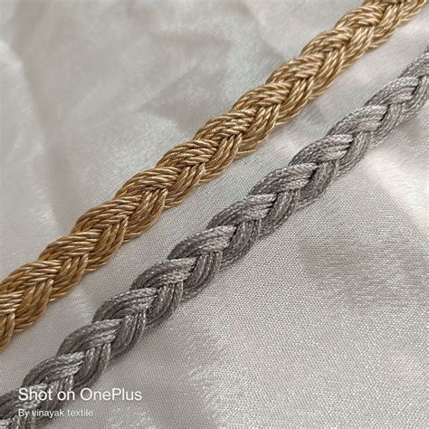 1 Cm 2 Yard Braided Edge Piping Cord Tape Upholstery Edging Decorative
