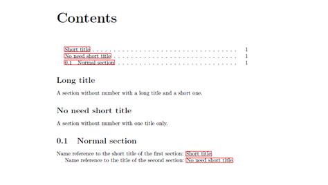 sectioning having both [alternative heading] and no section