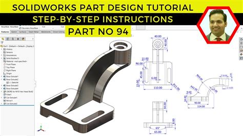 mastering solidworks step by step part design tutorial youtube