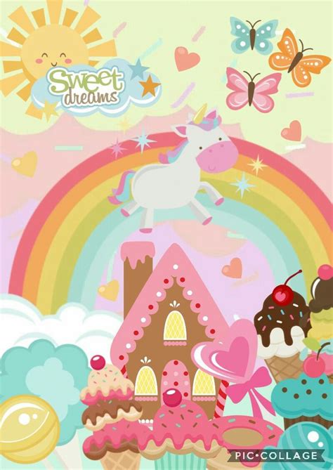 Dreamy Candyland Party Collage