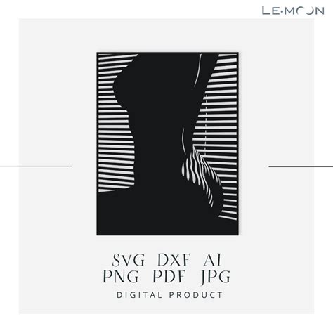 Sexy Woman Laser Cut Svgdxfaicdr File Metal Art Wall Art Engraving