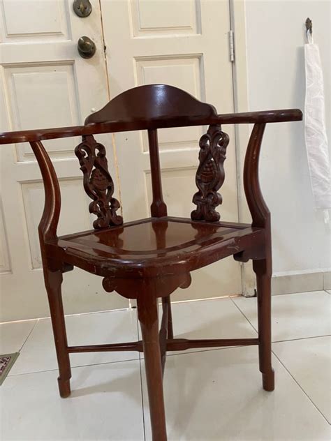 KERUSI JATI KAYU Furniture Home Living Furniture Chairs On Carousell