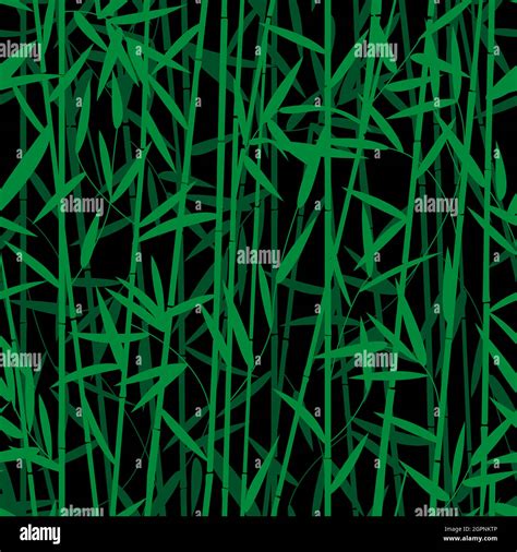 Bamboo Forest Seamless Pattern Stock Vector Image And Art Alamy