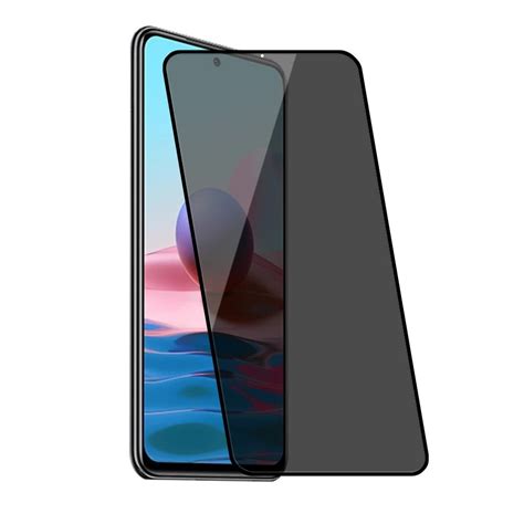 Anti Spy Скрийн Протектор за Xiaomi Redmi Note 10 10S Черен eMAG bg