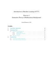 Comprehensive Guide To Estimation Theory Mathematical Course Hero