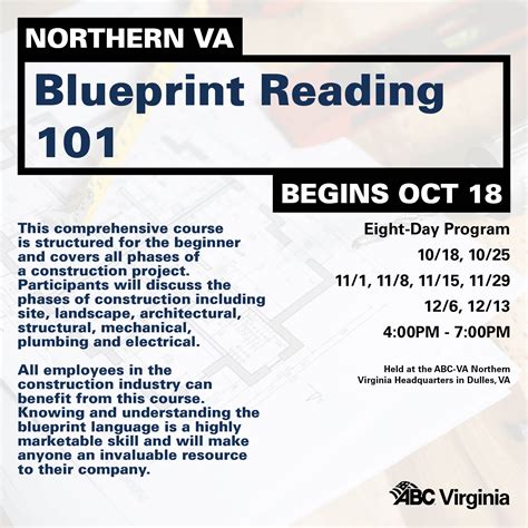 Blueprint Reading 101 1018 Nv Abc Virginia