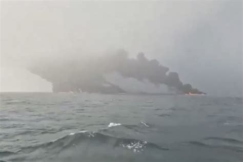 Collision entre un cargo et un pétrolier en mer du Nord 32 blessés