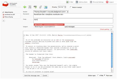Software Update RoundCube Webmail Computer Downloads Tweakers