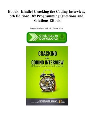 Ebook Kindle Cracking The Coding Interview 6th Edition 189