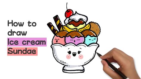 Cute Ice Cream Drawing At Explore Collection Of