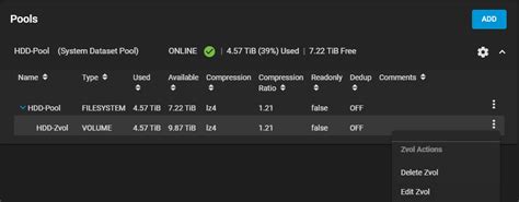 truenas expand zvol thedxt