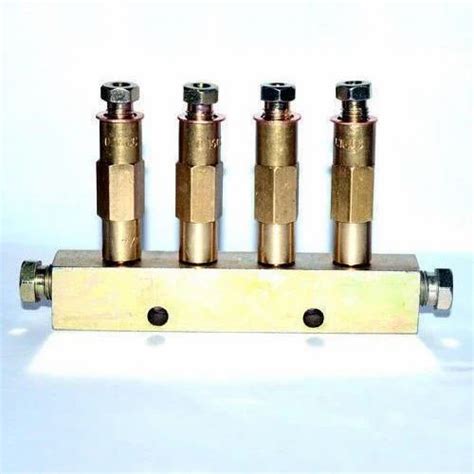 Startlub Zinc Coated Lubrication Manifold Block For Industrial At