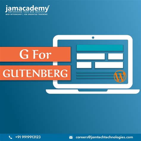 Abcs Series Of Wordpress Backend Gutenberg Editor For Wordpress