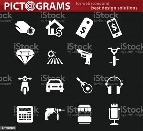 전당포 아이콘 세트 가격표에 대한 스톡 벡터 아트 및 기타 이미지 가격표 가방 계산기 Istock