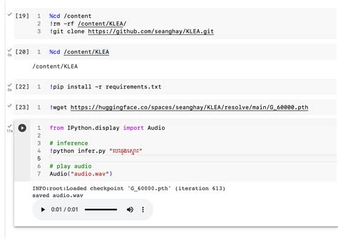 Github Seanghay Klea An Open Source Khmer Word To Speech Model Just