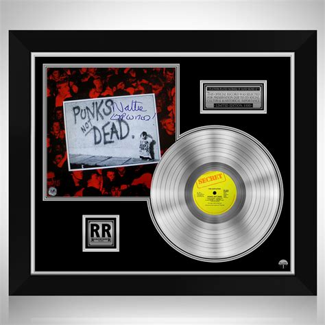 The Exploited Punks Not Dead Platinum Lp Limited Signature Edition