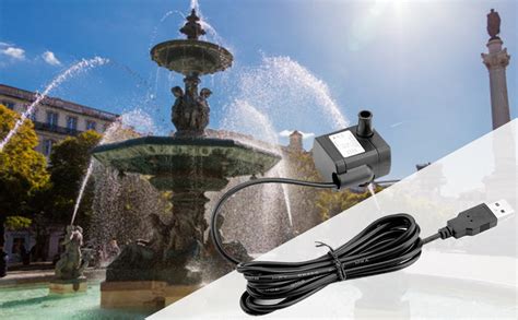 Aquarium Pumpe Tauchwasserpumpe USB DC 5V Förderpumpe Mini Brushless