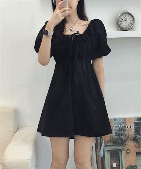 11할인 쟈스민 공주 반팔 퍼프 미니 원피스 바캉스룩 캉캉 스트랩 리본 플레어 긴팔 여름 쉬폰 데이트룩 오프숄더 존예