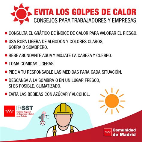 Alerta Prevención De Riesgos Laborales Por Exposición Al Calor
