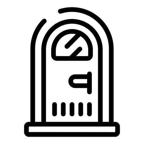 Premium Vector Wc Door Icon Outline Vector Toilet Restroom Public Gender