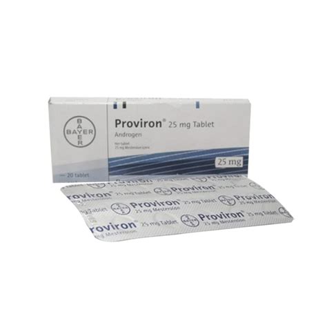 Proviron Tablet 25 Mg 10 Tablet Kegunaan Efek Samping Dosis Dan