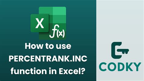 How To Use Percentrankinc Function In Excel Codky