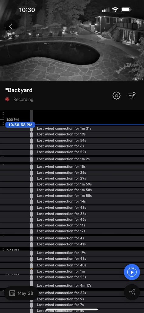Weird Camera Behavior Rubiquiti