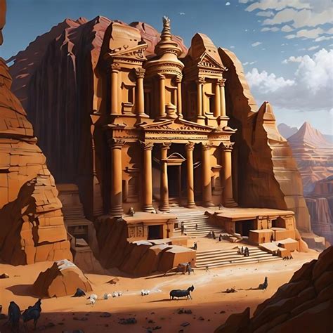 Premium Ai Image Petra