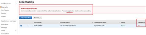 Amazon Web Services Cannot Delete Aws Directory Stack Overflow
