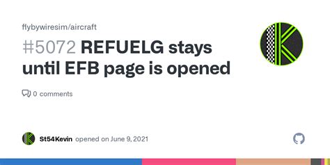 Refuelg Stays Until Efb Page Is Opened · Issue 5072 · Flybywiresim