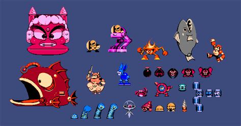 Various Mega Man 2 Enemies By Doommanftw On Newgrounds