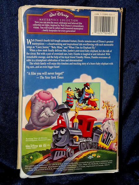 Chameleons Den Disney Vhs Tape Dumbo