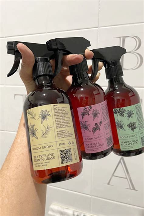 Lemongrass And Tea Tree Aroma Spray Sarabah Estate Vineyard