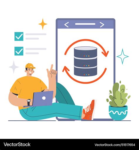 Website Optimization Set Flat Royalty Free Vector Image