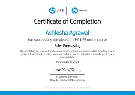 Ashlesha Agrawal On Linkedin Im Glad To Share That Ive Completed Course With Hplife