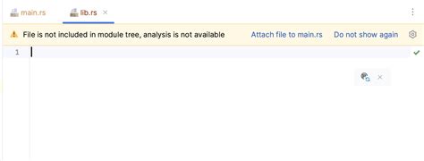 Plugin Suggests To Attach `lib` To `main Rs` And Shows False Error