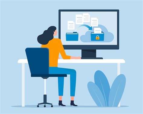Premium Vector Business Technology Online Backup Storage And Cloud
